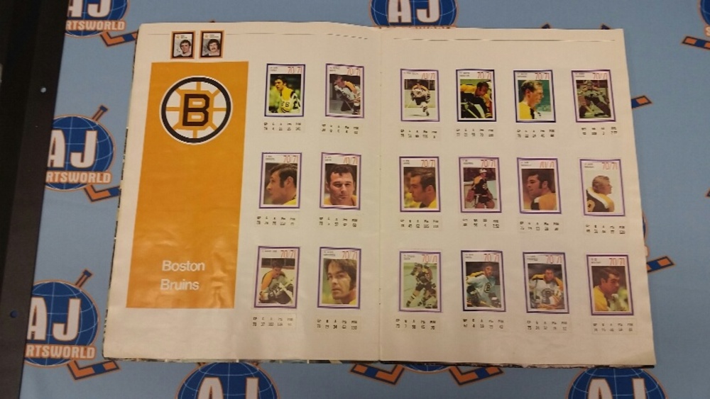 1970-71 ESSO NHL Power Player Saver Stamp Album *193 of 252 Stamps in ...
