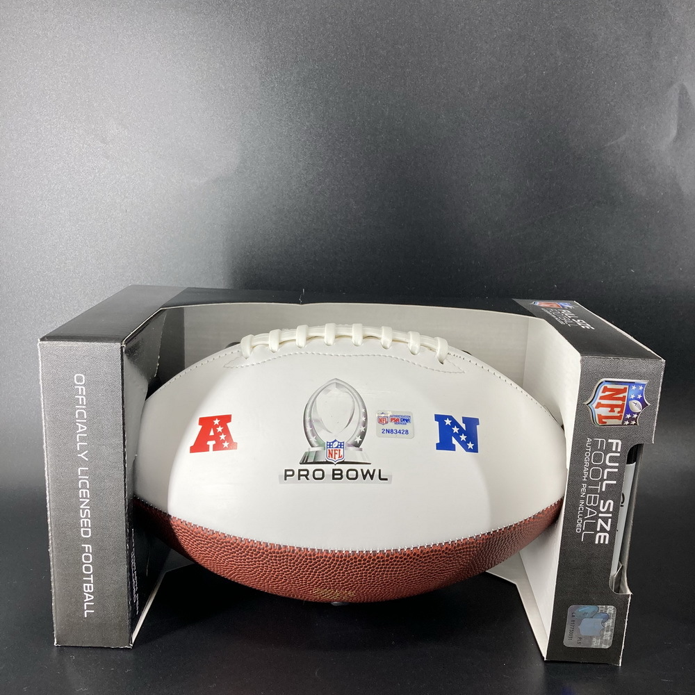 NFL - Chargers Rashawn Slater Signed Panel Ball with Pro Bowl Logo ...