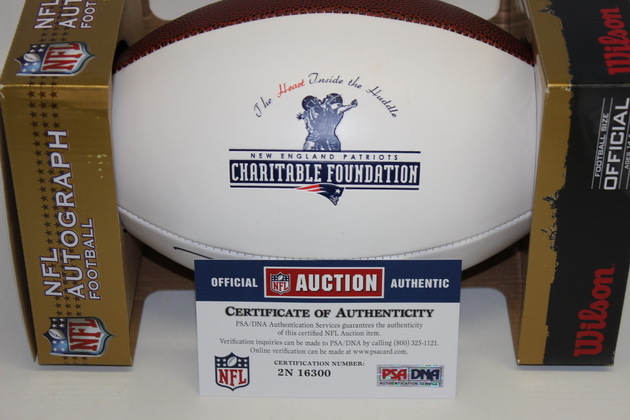 PATRIOTS - DARIUS BUTLER SIGNED PANEL W/ CHARITABLE FOUNDATION LOGO ...