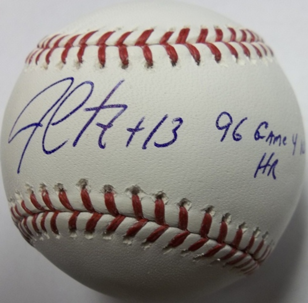 Jim Leyritz "96 Game 4 WS HR" Autographed Baseball | MLB Auctions