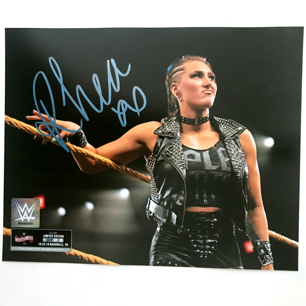 Rhea Ripley SIGNED WrestleMania 36 Exclusive Photo (Random Number ...