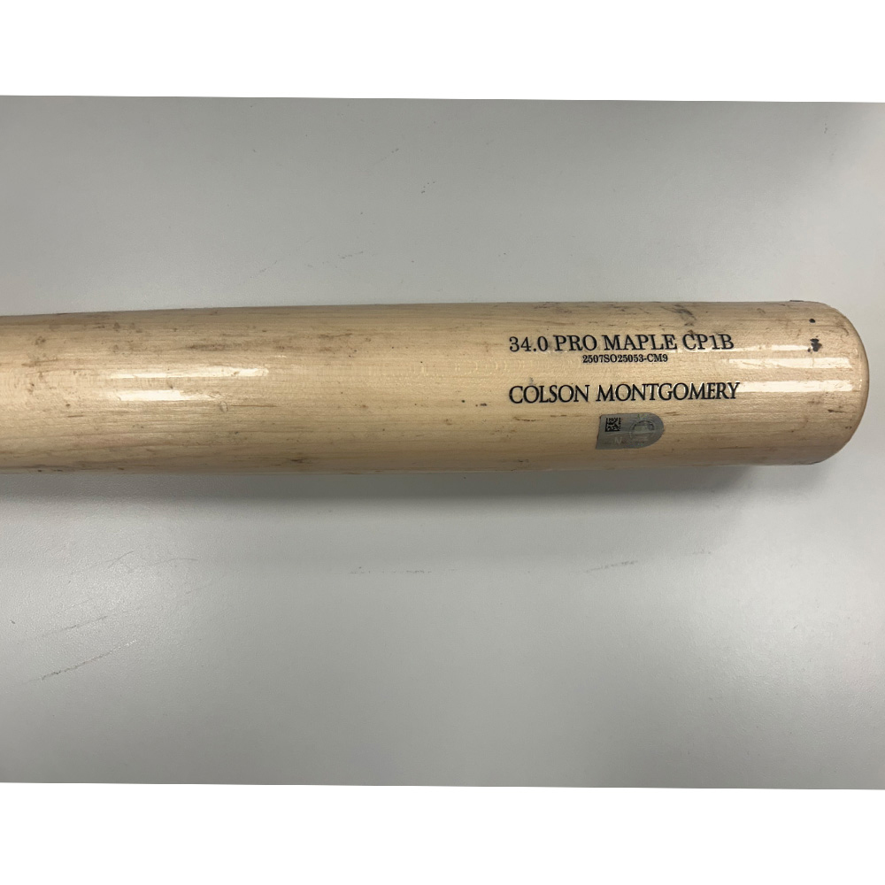 Colon Montgomery Game-Used Broken Bat - 8/7/2025 | White Sox Auctions