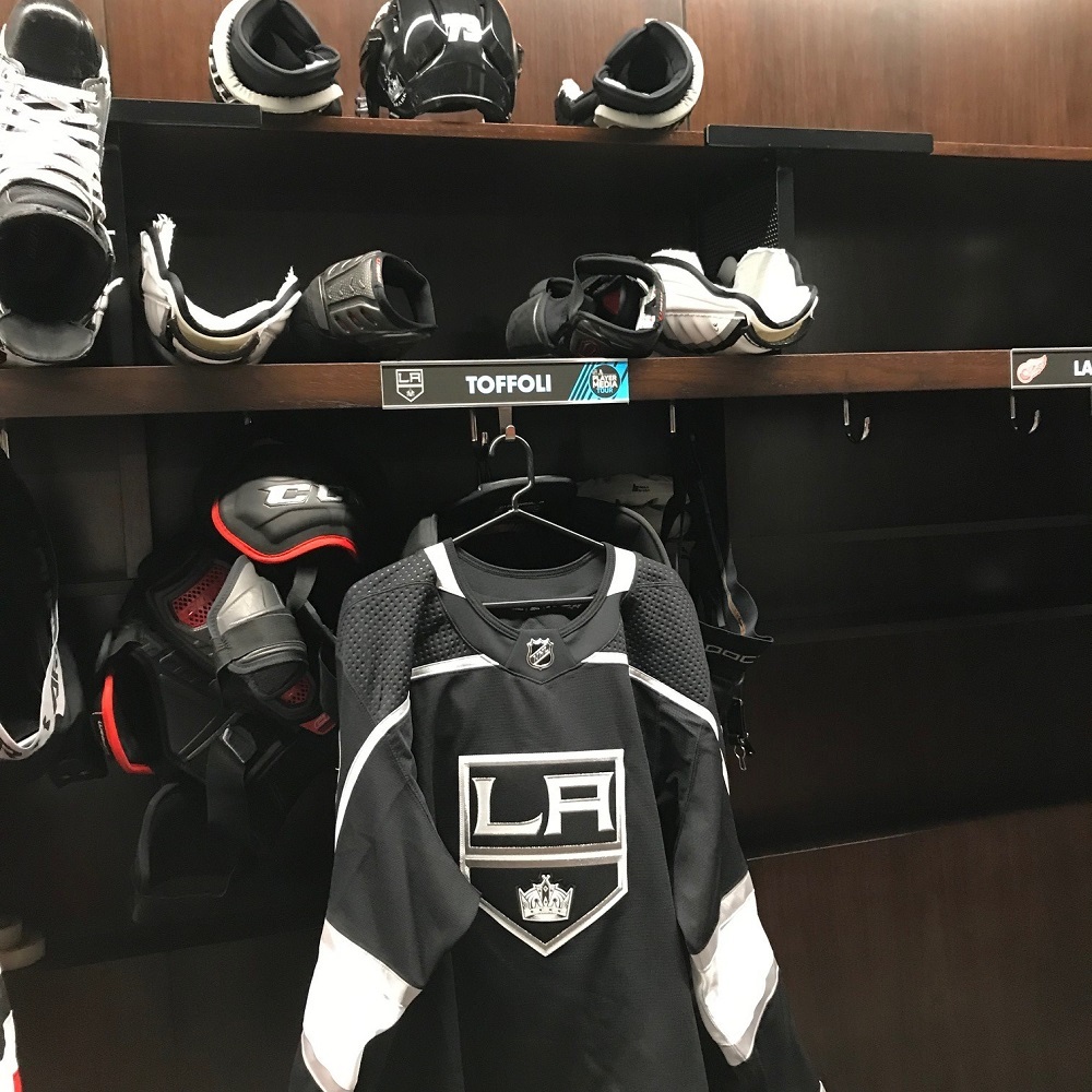 Tyler Toffoli Autographed Event Worn Jersey from 2018 Player Media Tour ...