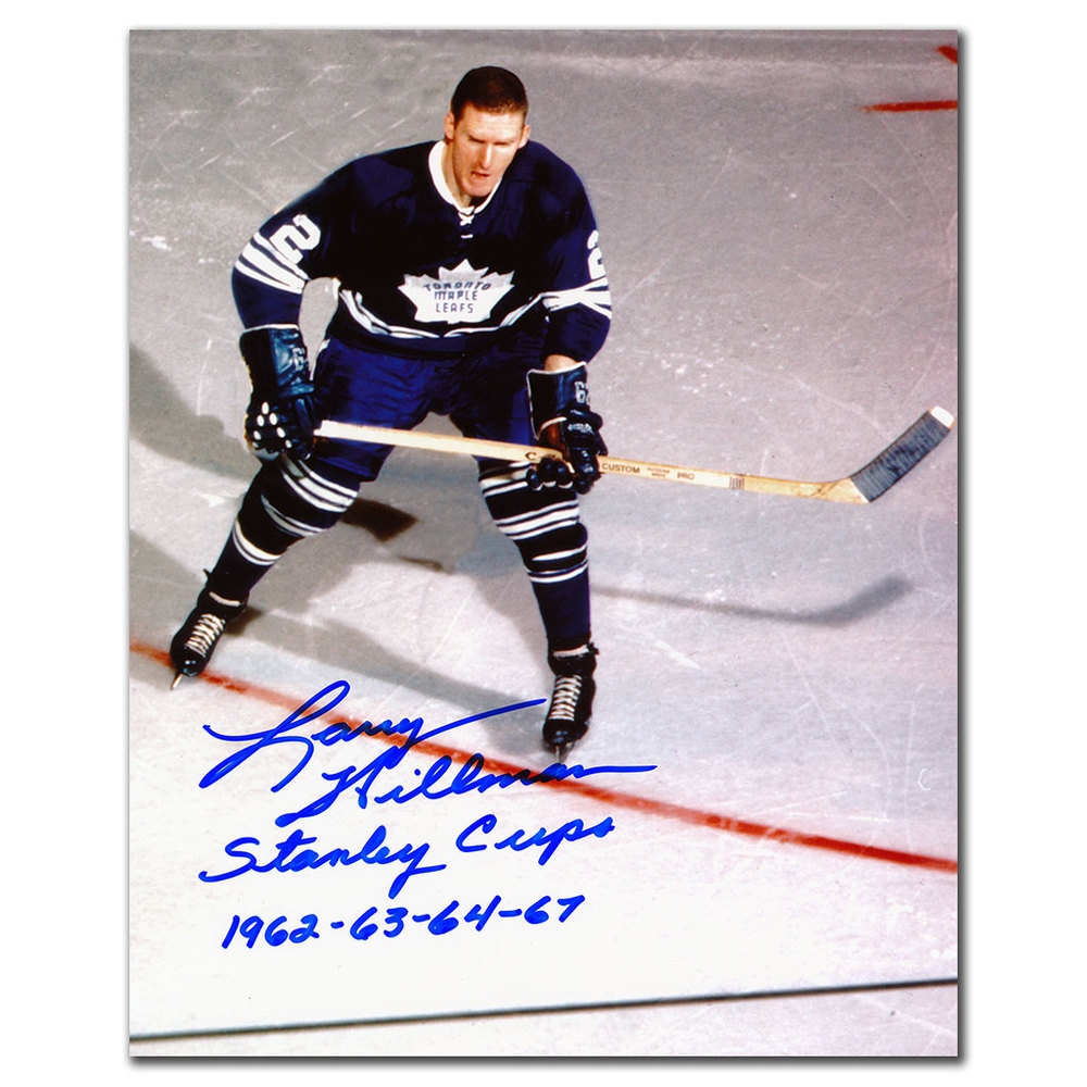 Larry Hillman Toronto Maple Leafs Autographed 8x10 Photo - NHL Auctions