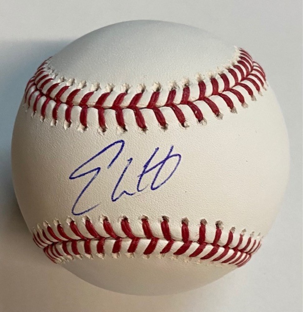 Evan White Autographed Baseball | MLB Auctions