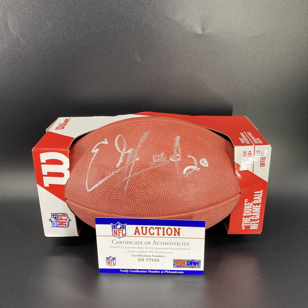 HOF - Ravens Ed Reed Signed Authentic Football | The official auction ...