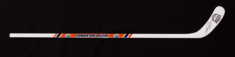 Oscar Klefbom #77 - Autographed Rexall Place Farewell Night Ceremony ...