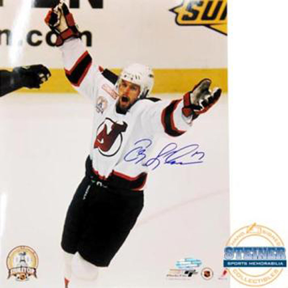 Peter Sykora Scoring Goal 8X10 Photo - NHL Auctions