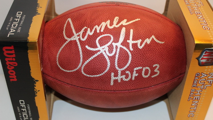 JAMES LOFTON SIGNED AUTHENTIC FOOTBALL | The official auction site of ...