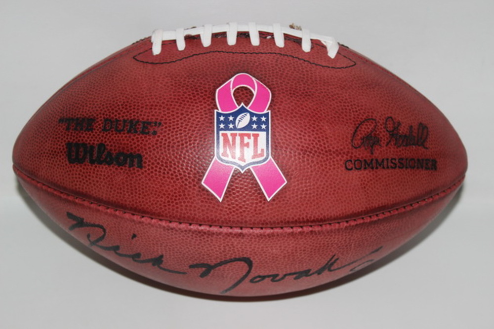 BCA - TEXANS NICK NOVAK GAME USED AND SIGNED AUTHENTIC FOOTBALL W/ BCA ...