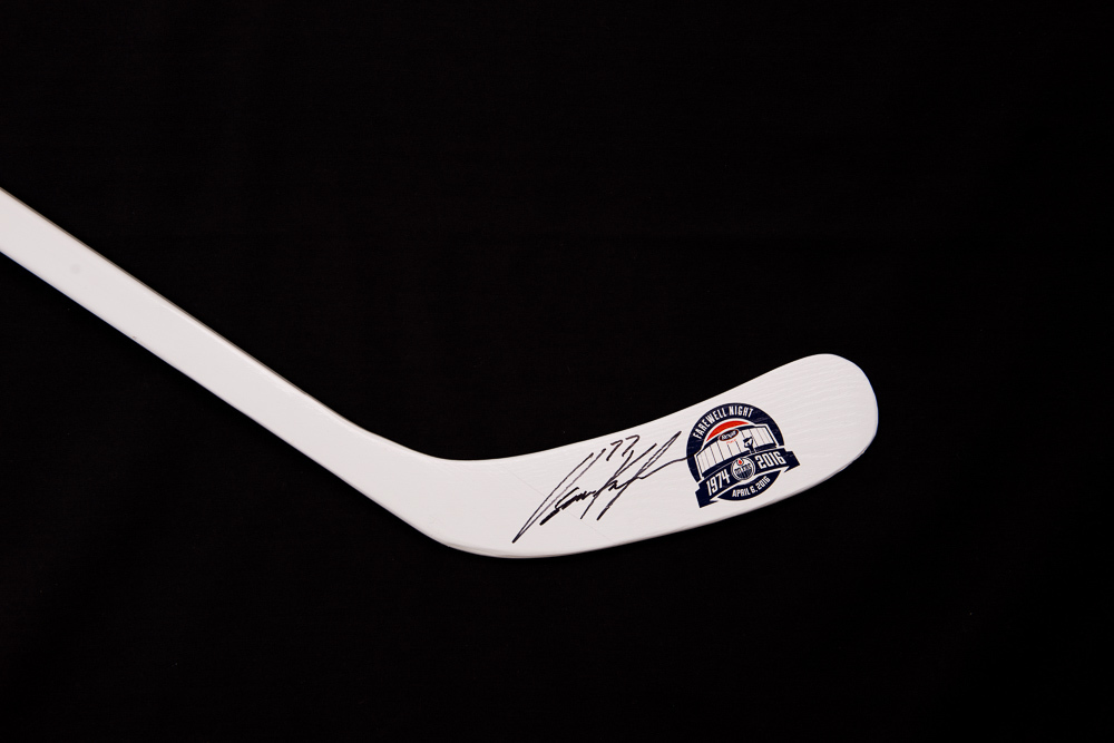 Oscar Klefbom #77 - Autographed Rexall Place Farewell Night Ceremony ...