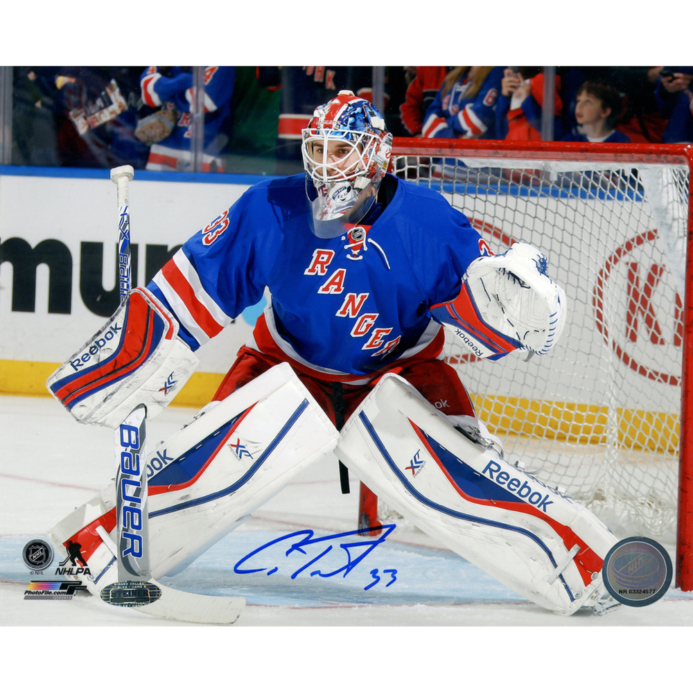 Cam Talbot Signed In Goal 8x10 Photo - NHL Auctions