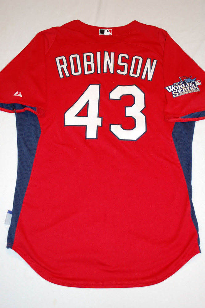 Shane Robinson Team-Issued 2013 World Series Batting Practice Jersey ...