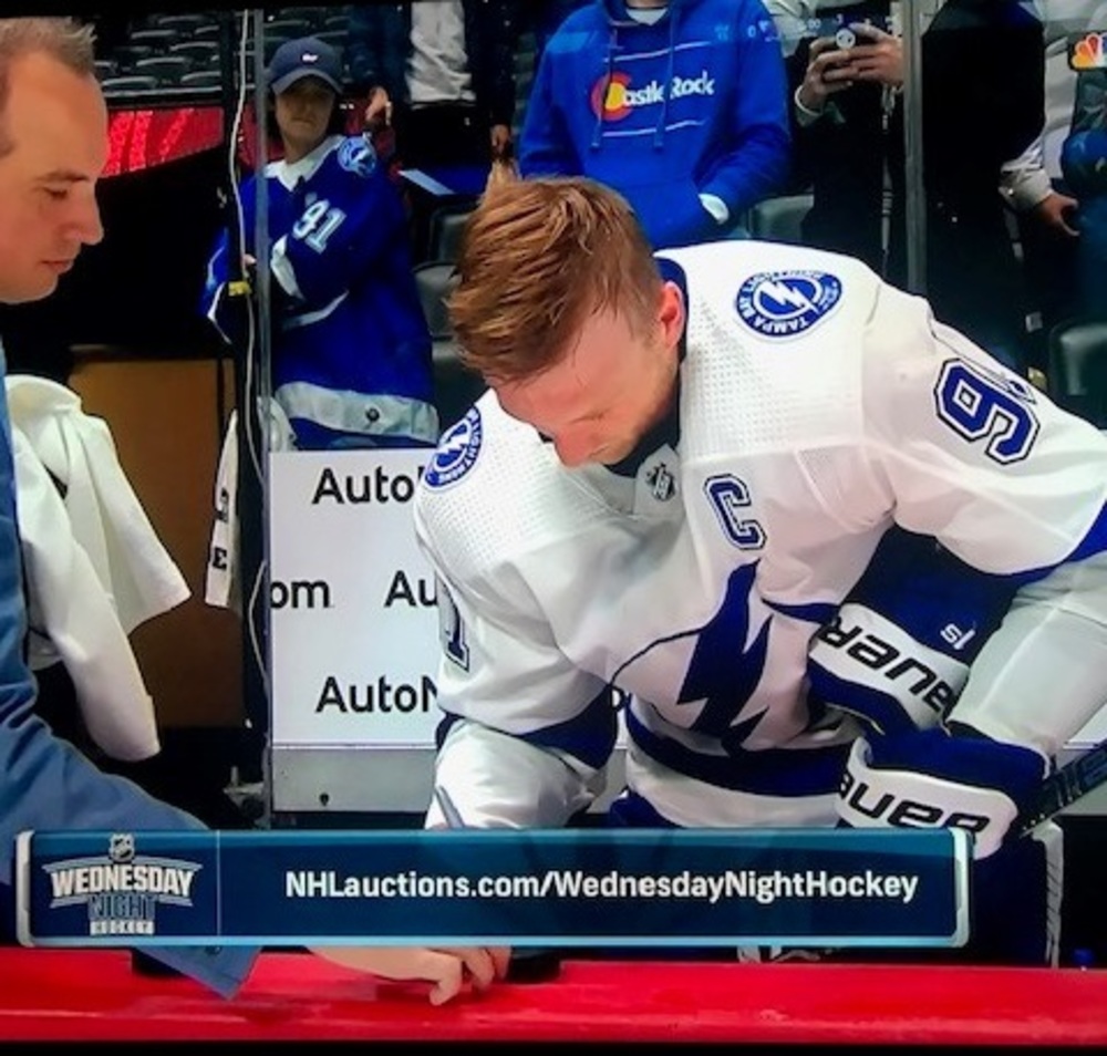 Wednesday Night Hockey Autographed Puck - Steven Stamkos - 10/24/18 ...