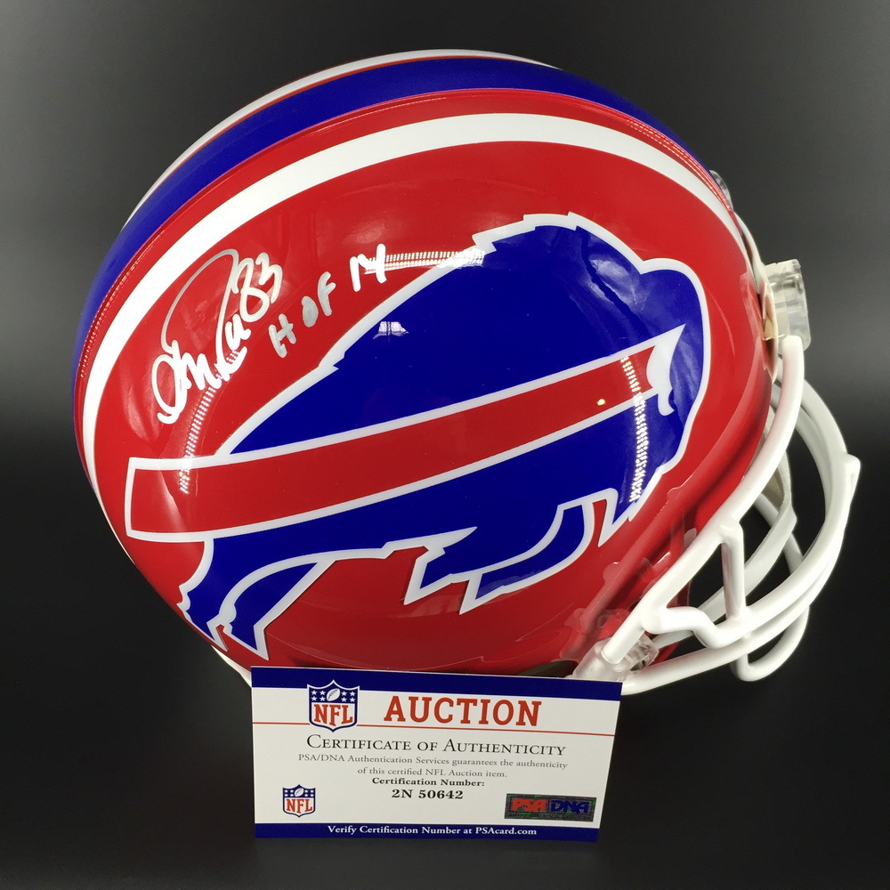 HOF - Bills Andre Reed Signed Proline Helmet | The official auction ...