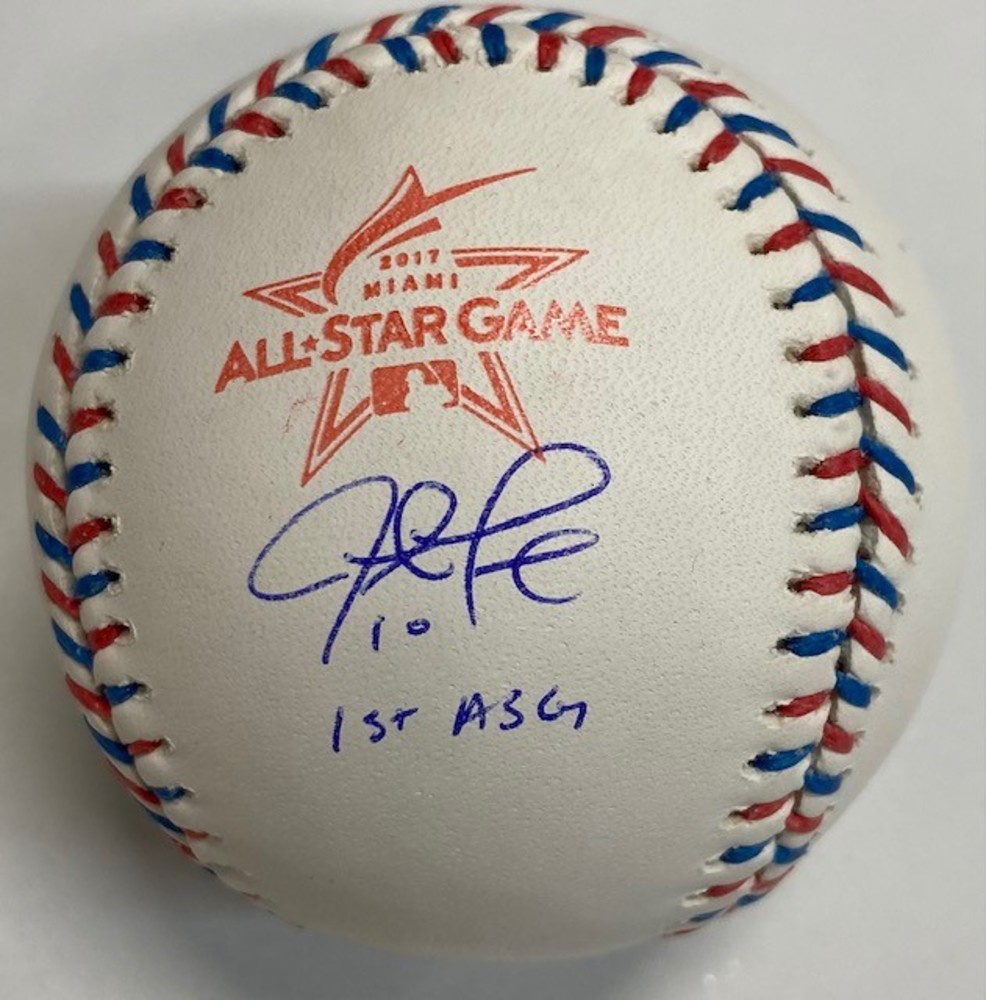 Justin Turner Autographed "1st ASG" 2017 ASG Logo Baseball | MLB Auctions