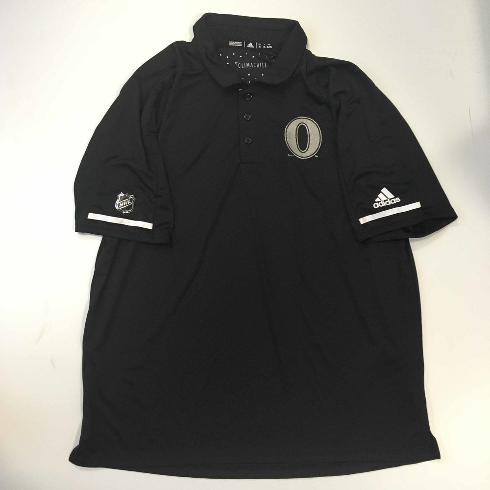 AHL Authentic - Ottawa Senators Black Adidas Climachill Polo and ...