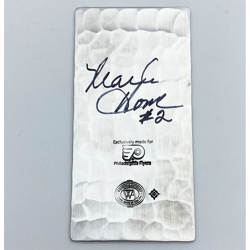 Mark Howe Autographed 2012 NHL Winter Classic Commemorative Metal ...
