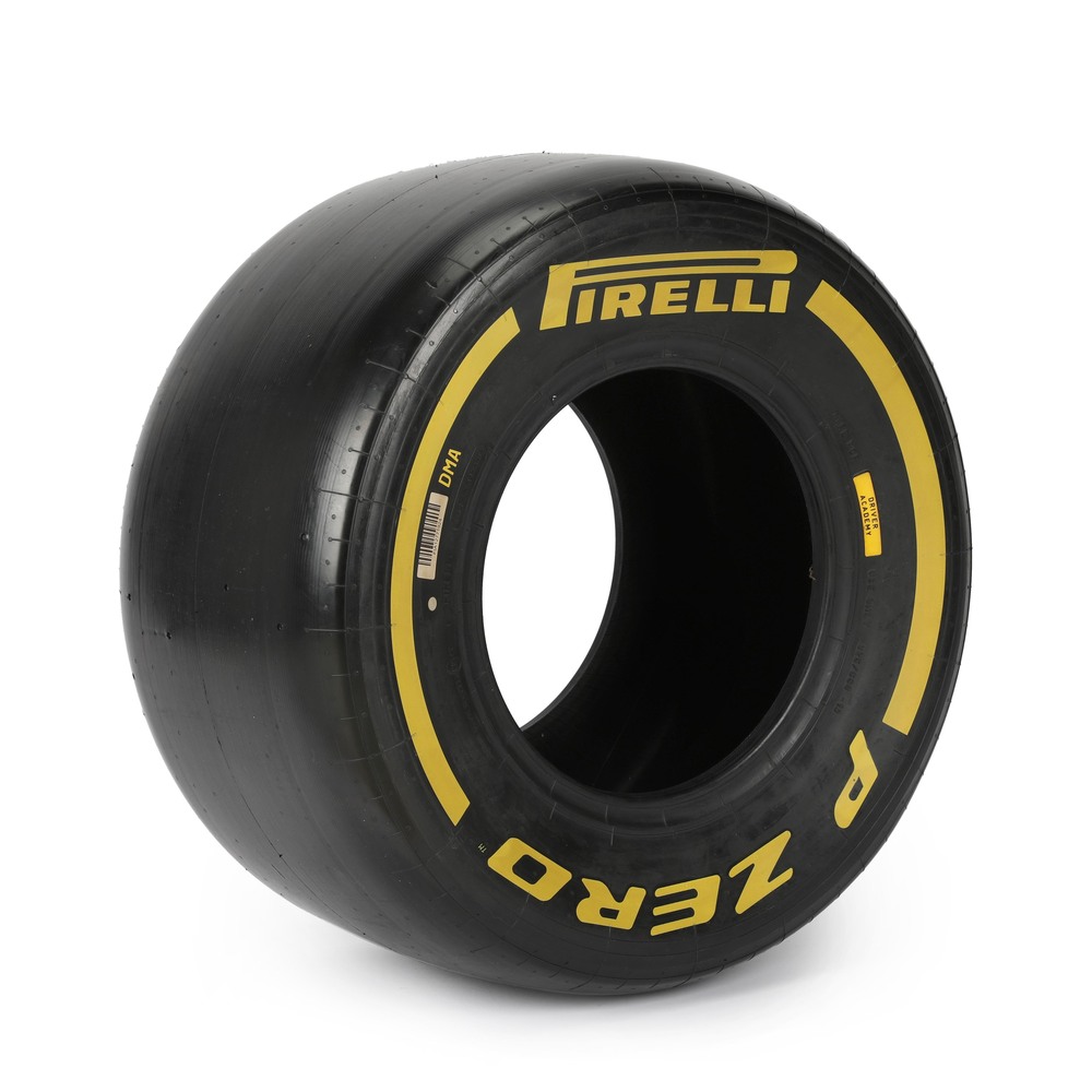 Pirelli Yellow Tyre Wheel Table | F1 Authentics