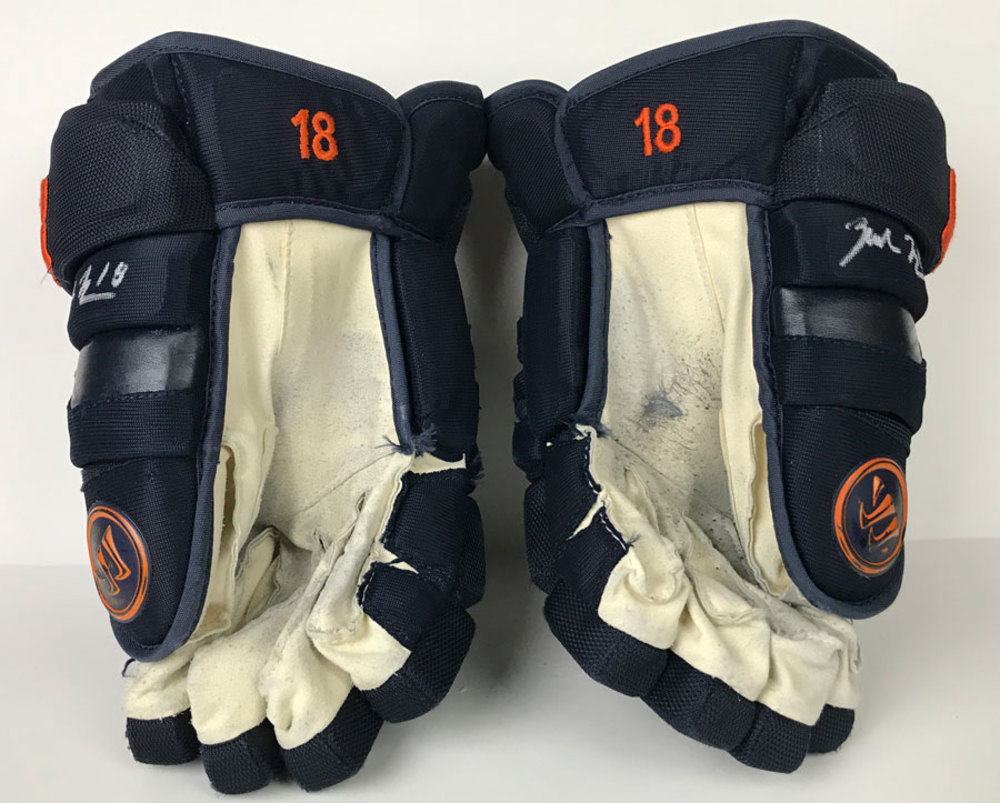 Zach Hyman #18 - 2021-22 Edmonton Oilers Game-Worn Warrior Hockey ...