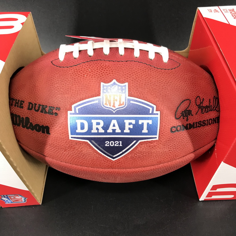 NFL - Eagles DeVonta Smith Signed Authentic Football with NFL Draft ...