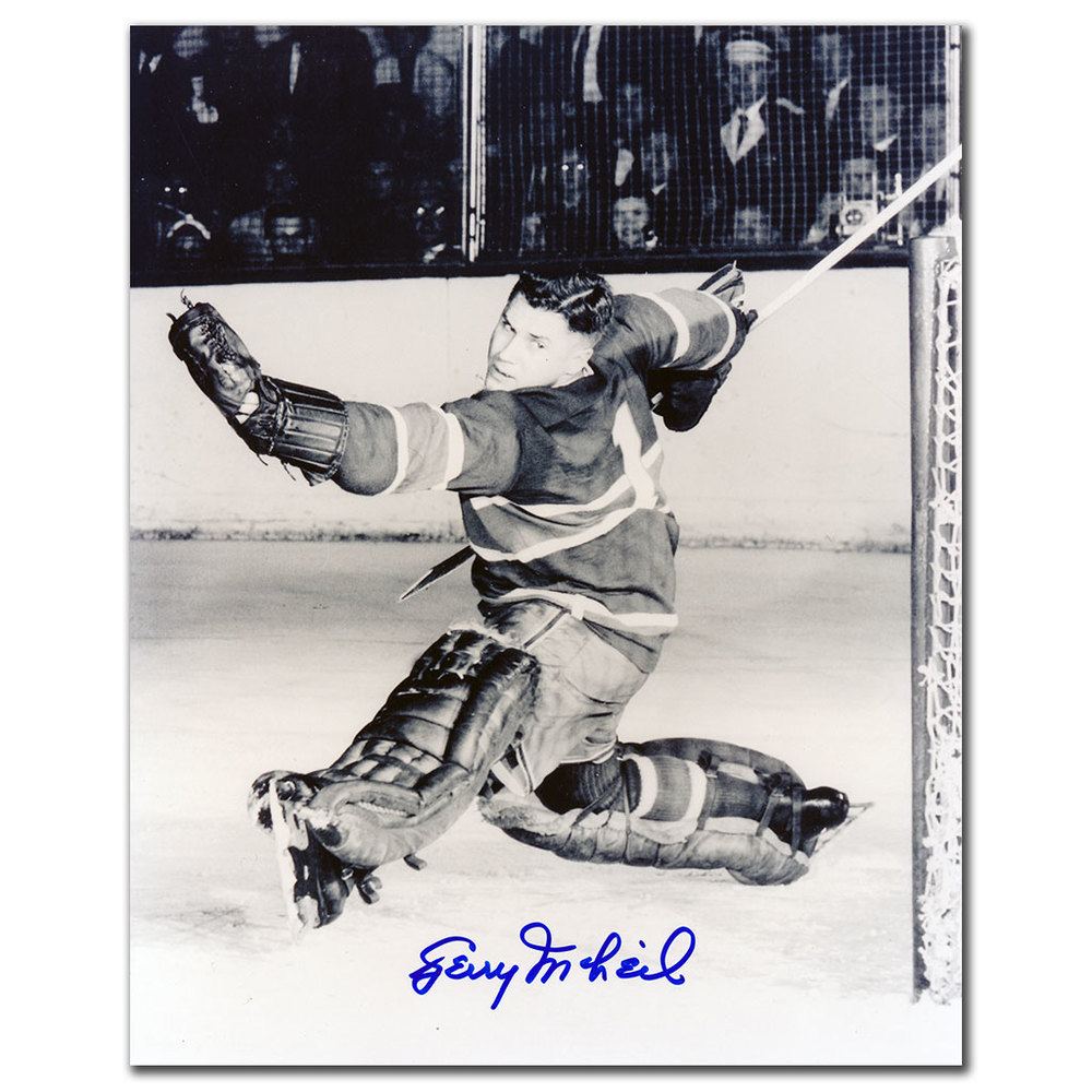 Gerry McNeil Montreal Canadiens Autographed 8x10 Photo - NHL Auctions