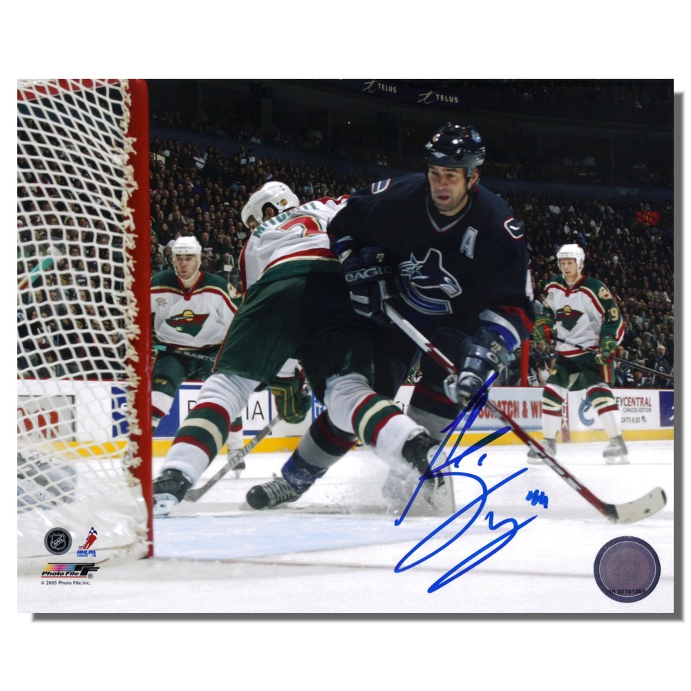 Todd Bertuzzi Autographed Vancouver Canucks 8x10 Photo - NHL Auctions