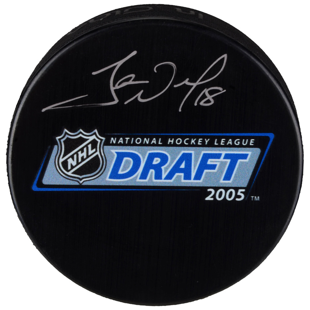 James Neal Edmonton Oilers Autographed 2005 NHL Draft Logo Hockey Puck ...