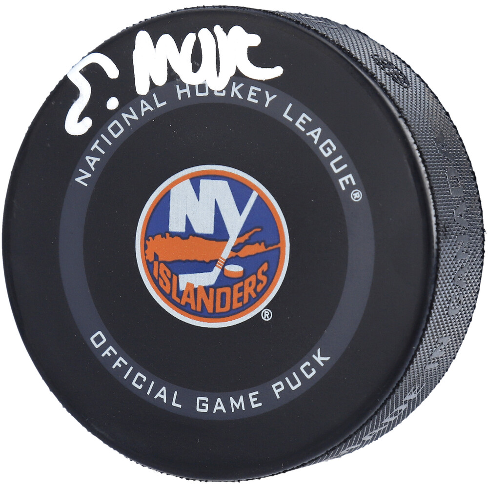 Elijah Moore New York Jets Autographed New York Islanders Official Game ...