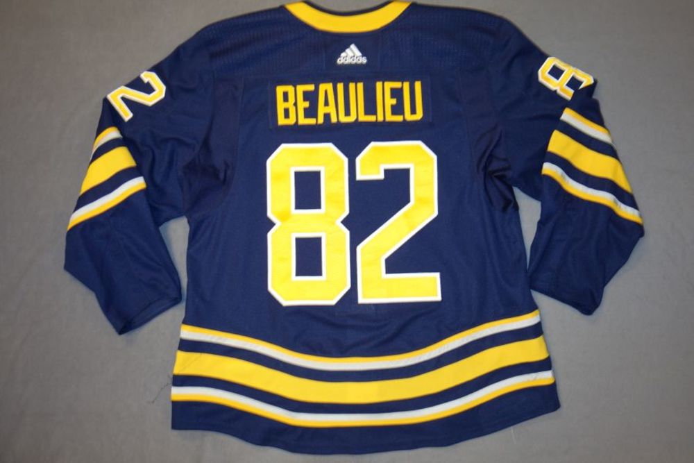 Nathan Beaulieu 2018-19 Buffalo Sabres Set 1 Home Jersey - NHL Auctions