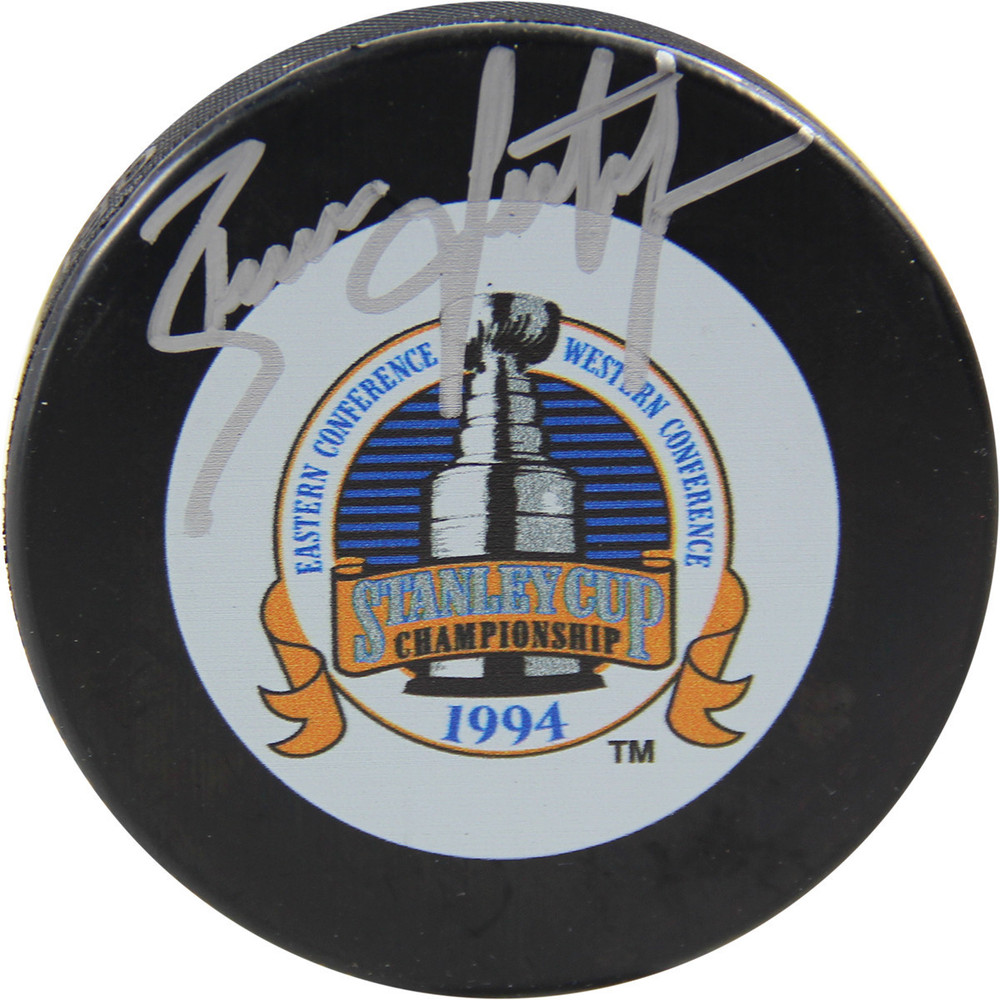 Brian Leetch Autographed 1994 Stanley Cup Puck - NHL Auctions