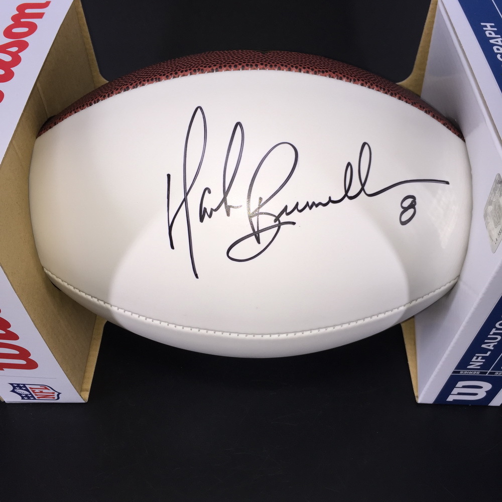 NFL - Jaguars Mark Brunell Signed White Panel Football | The official ...