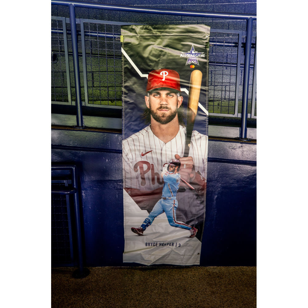 2021 All-Star Game Street Banner - Bryce Harper - Dimensions: 87"x30 ...
