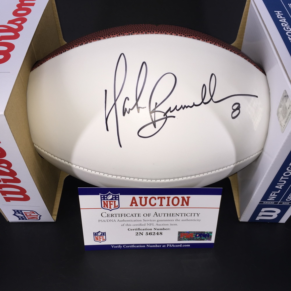 NFL - Jaguars Mark Brunell Signed White Panel Football | The official ...