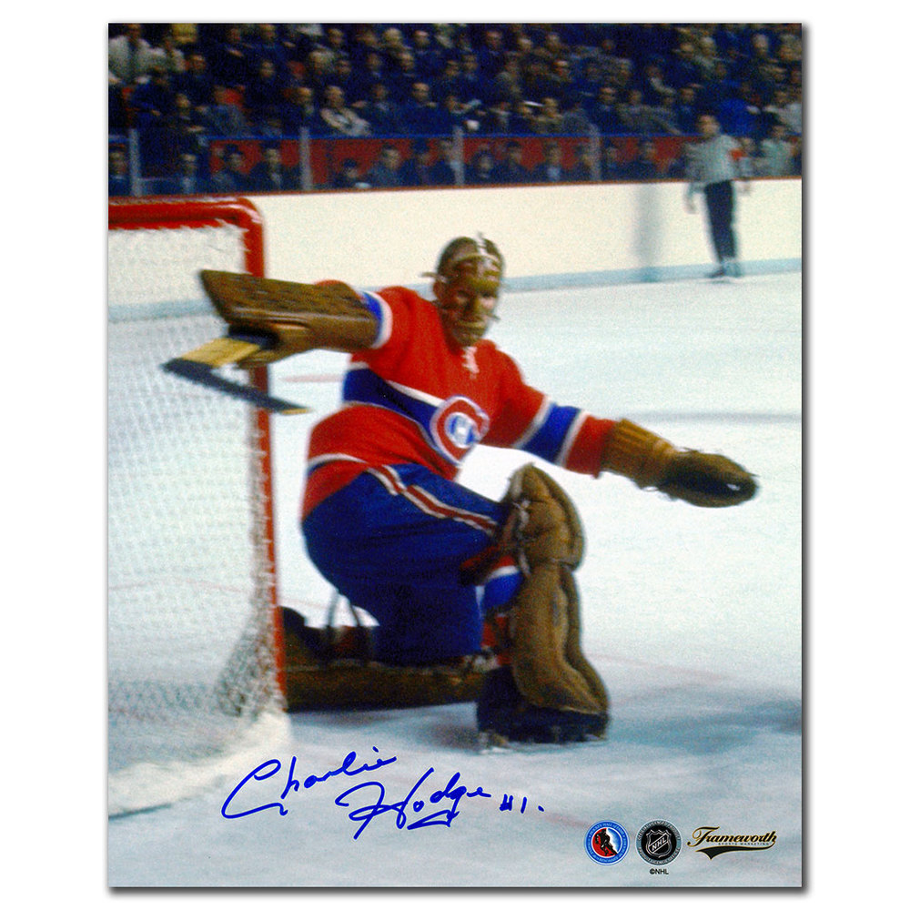 Charlie Hodge Montreal Canadiens Autographed 8x10 Photo - NHL Auctions