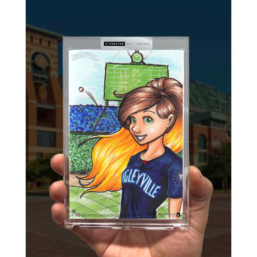 WinS® Konni Mackenzie City Connect Cubs #1/100 Limited Edition Art Slab ...