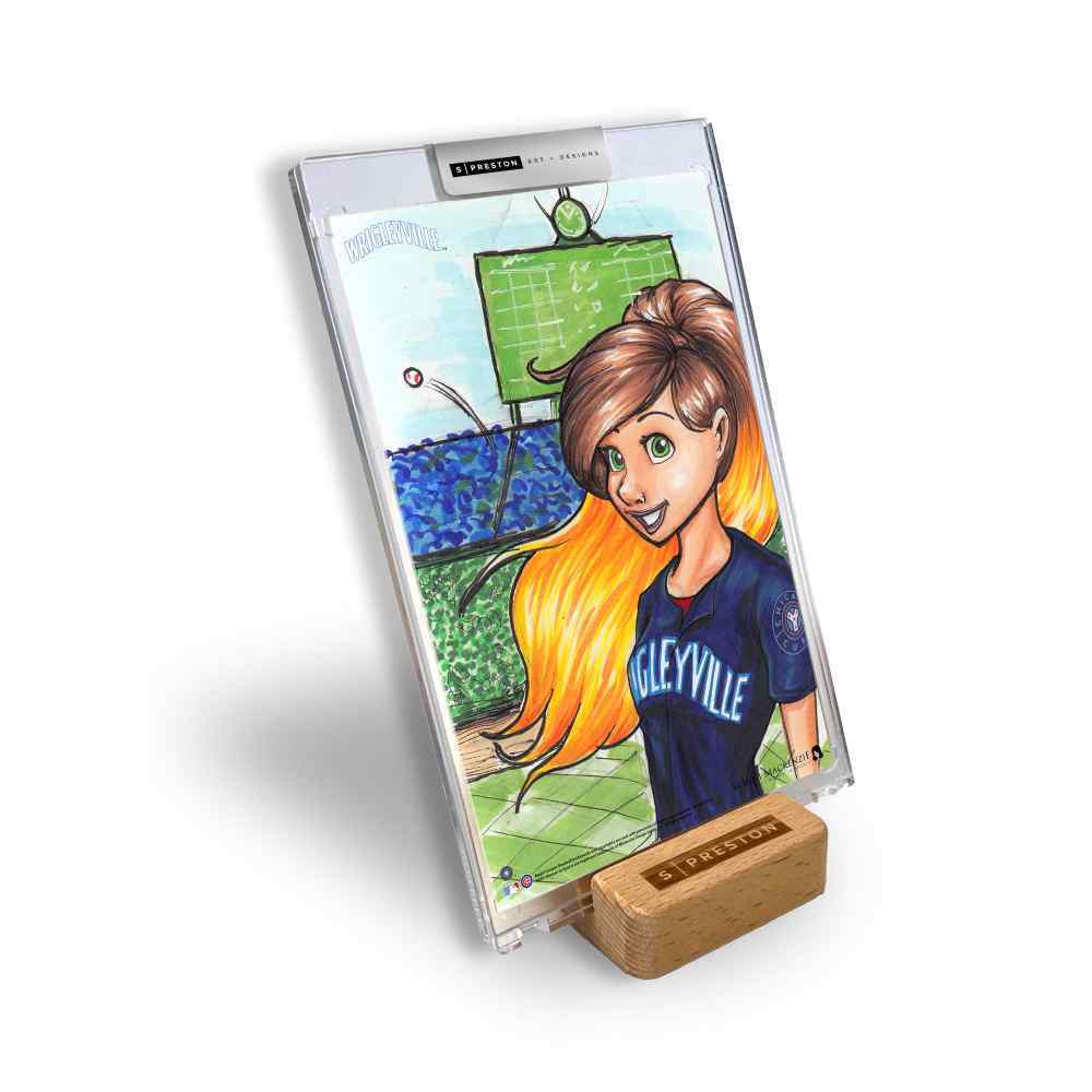 WinS® Konni Mackenzie City Connect Cubs #1/100 Limited Edition Art Slab ...