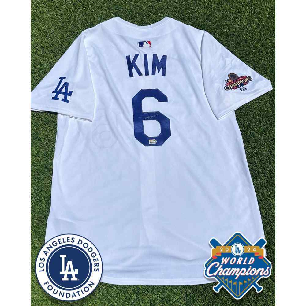 2025 Hyeseong Kim Autographed and MLB Authenticated Jersey - Size L ...