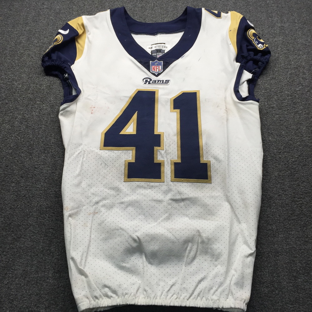 Crucial Catch - Rams Marqui Christian Game Used Jersey (October 7th ...