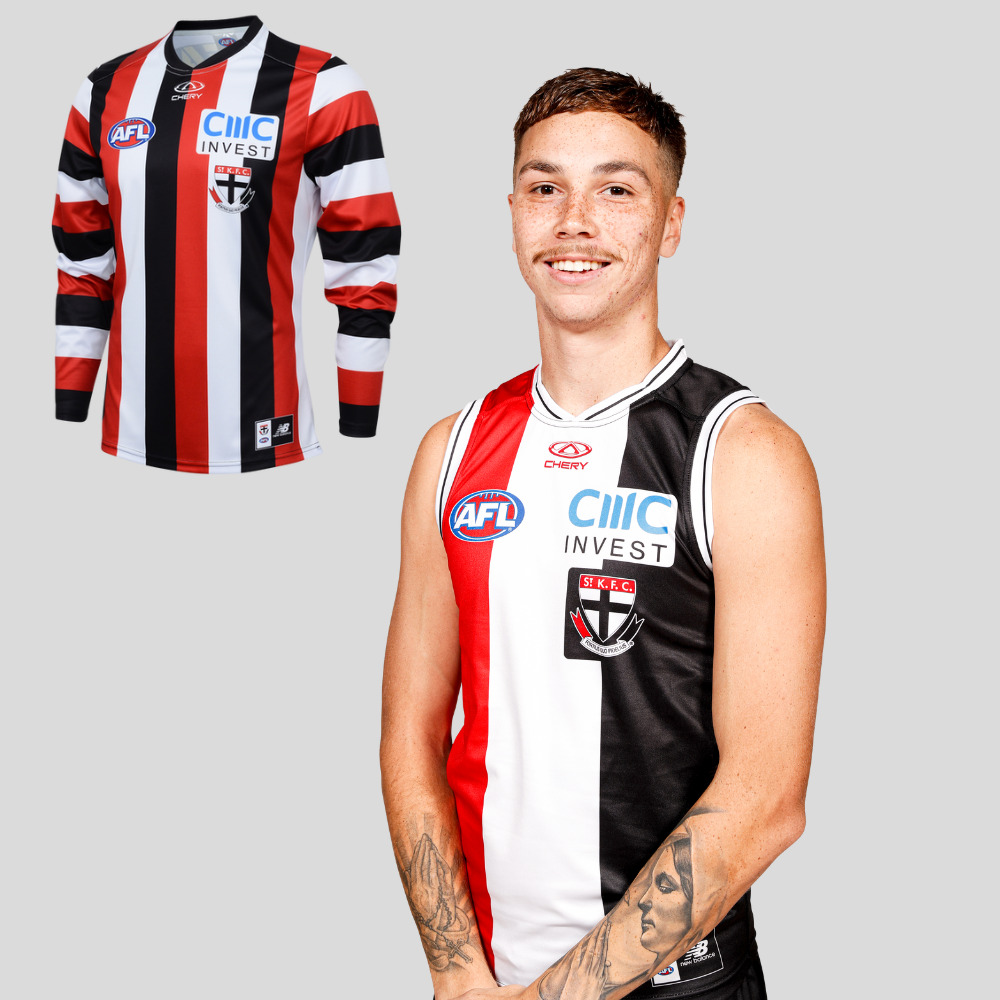 Lance Collard #4 - 2024 Player Candy Stripe Long Sleeve Guernsey ...