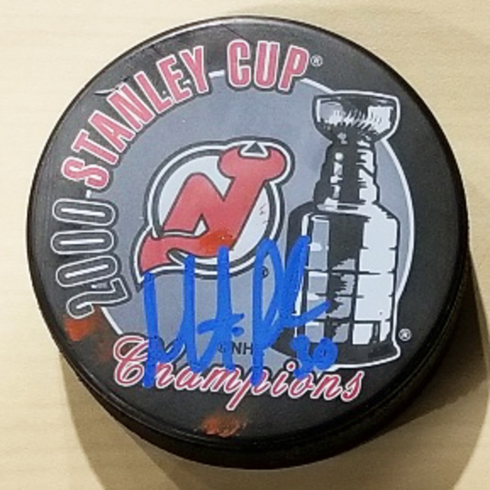 Martin Brodeur New Jersey Devils Autographed 2000 Stanley Cup Puck ...