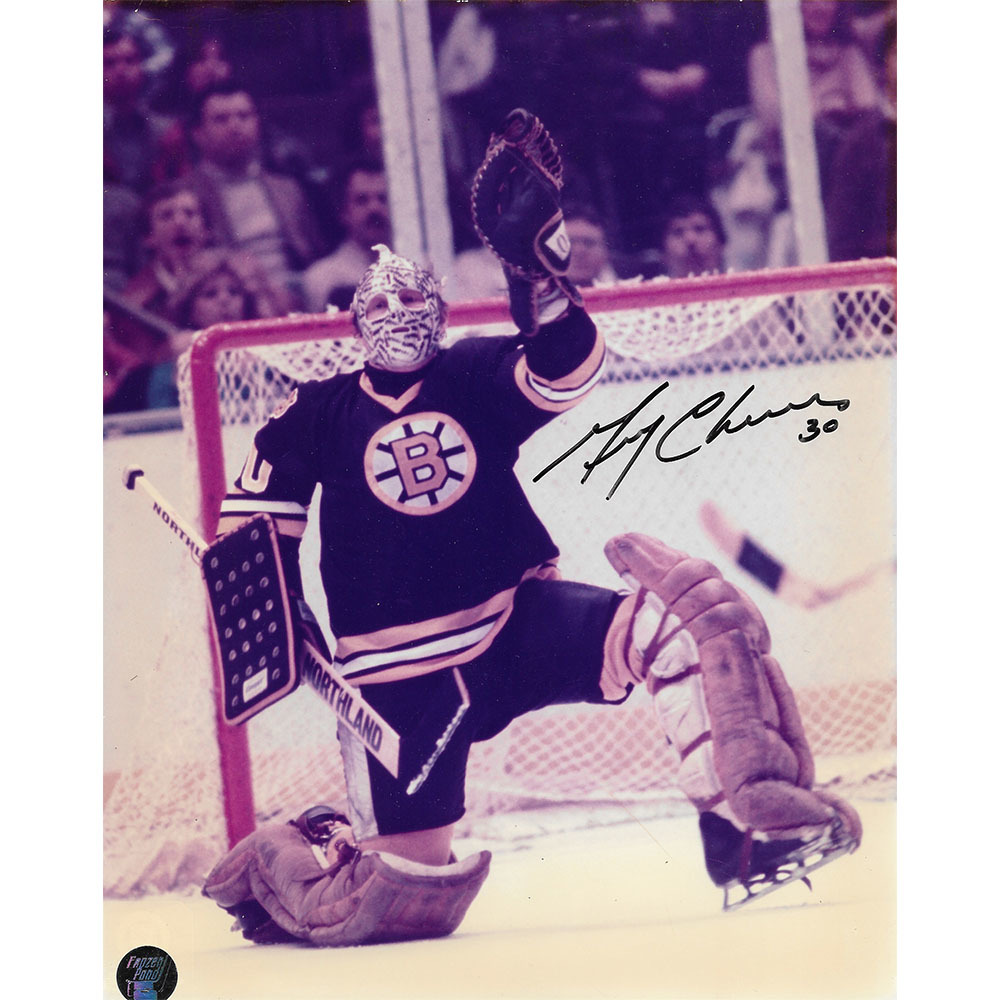 Gerry Cheevers Autographed Boston Bruins 8X10 Photo - NHL Auctions