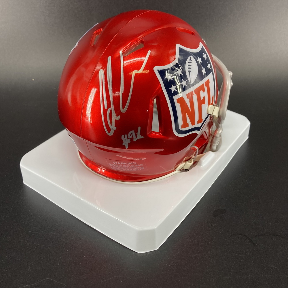 Bills - Ed Oliver signed Flash NFL Mini-Helmet | The official auction ...