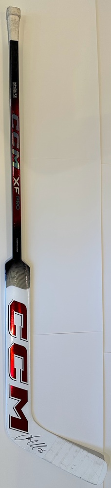 #25 Jacob Markstrom Game Used Stick - Autographed - New Jersey Devils ...