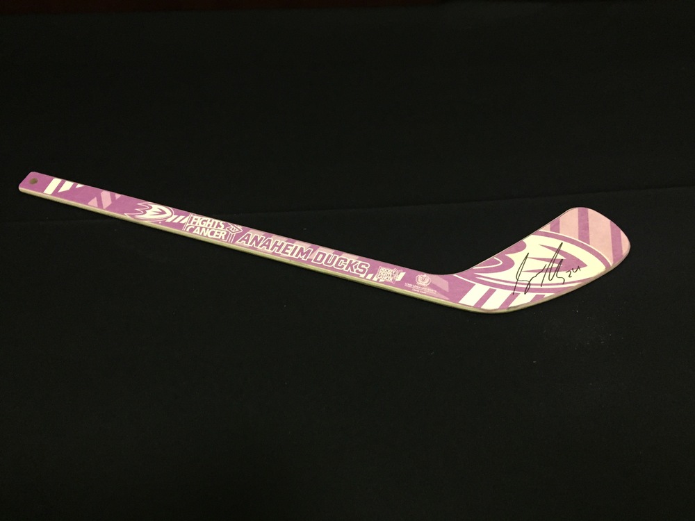 #24 Simon Despres Autographed Lavender Mini Stick - NHL Auctions