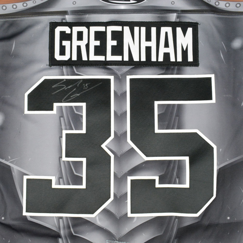 Scott Greenham - Evansville IceMen - Golden Goalie - Autographed Game ...