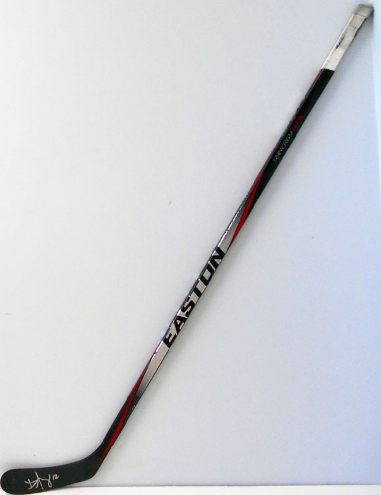 #12 David Jones Game Used Stick - Autographed - Minnesota Wild - NHL ...
