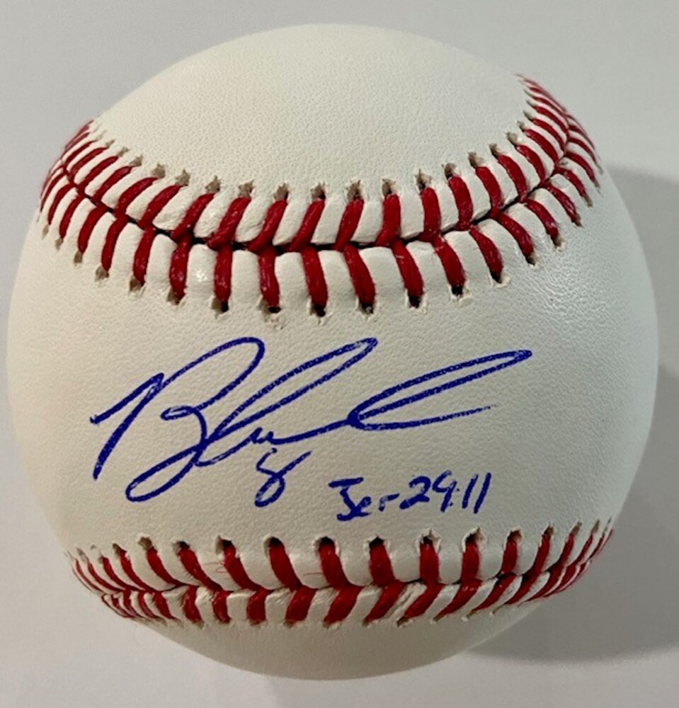 Brandon Lowe Autographed Baseball (w/ Bible Verse) | MLB Auctions
