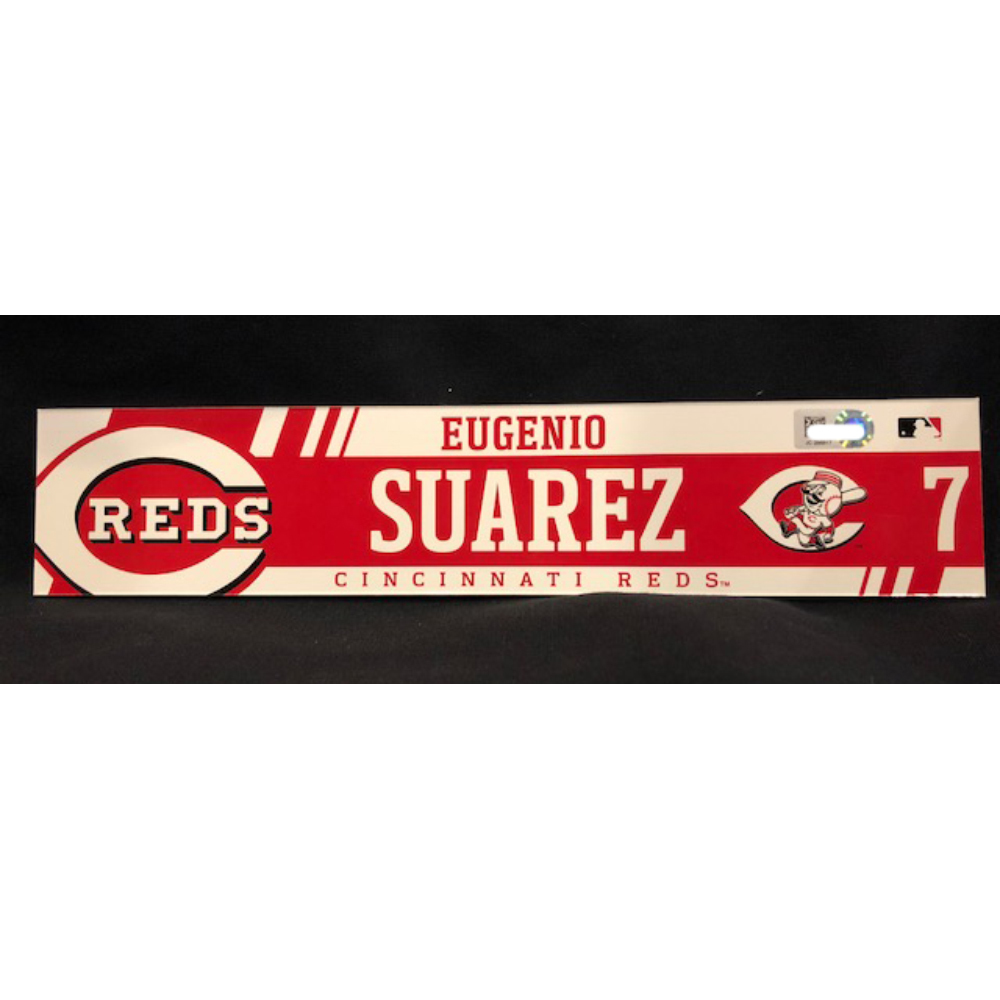 Eugenio Suarez - Team-Issued Locker Tag - Used During 2017 Season | MLB ...