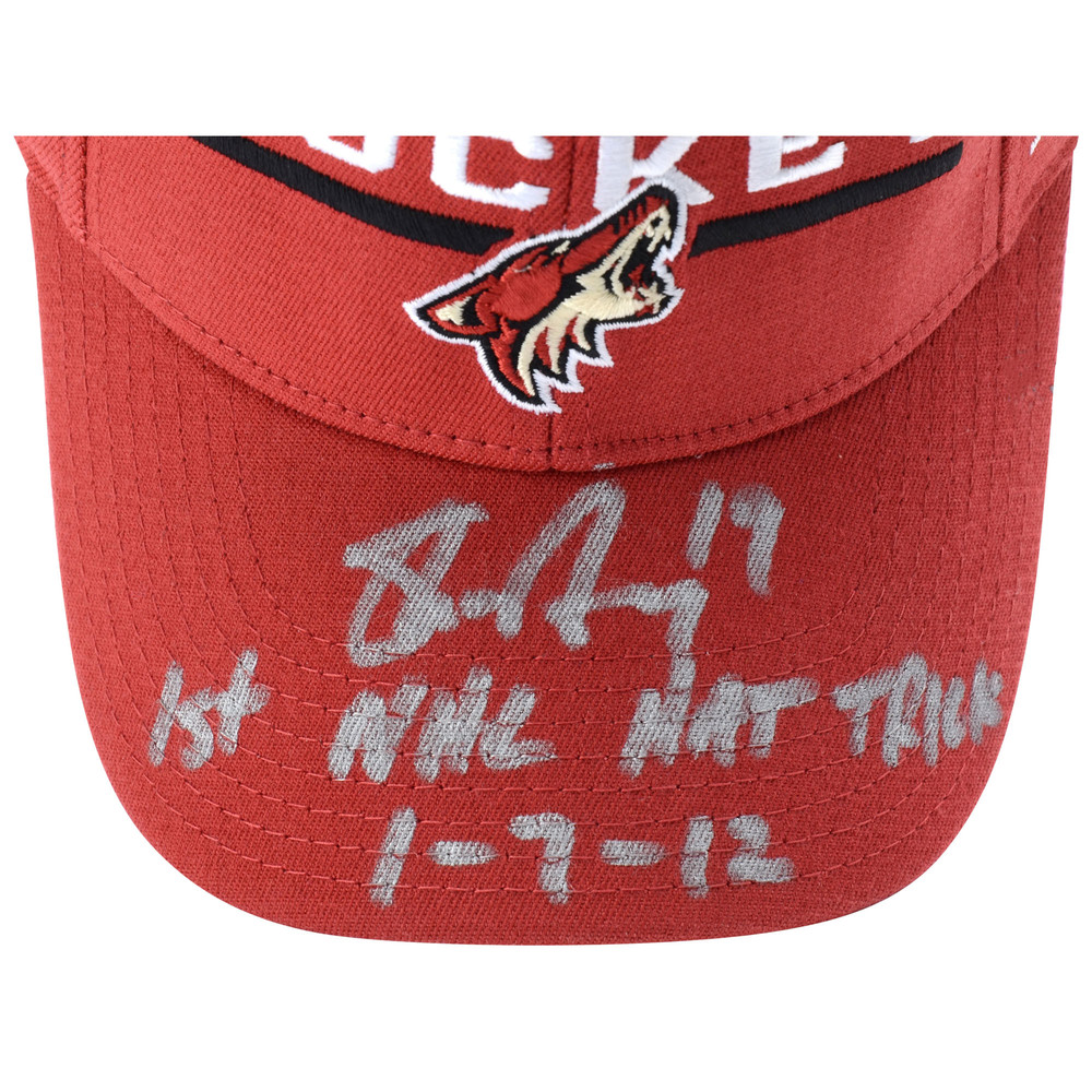 Shane Doan Arizona Coyotes Autographed Reebok Cap with "1st NHL Hat ...